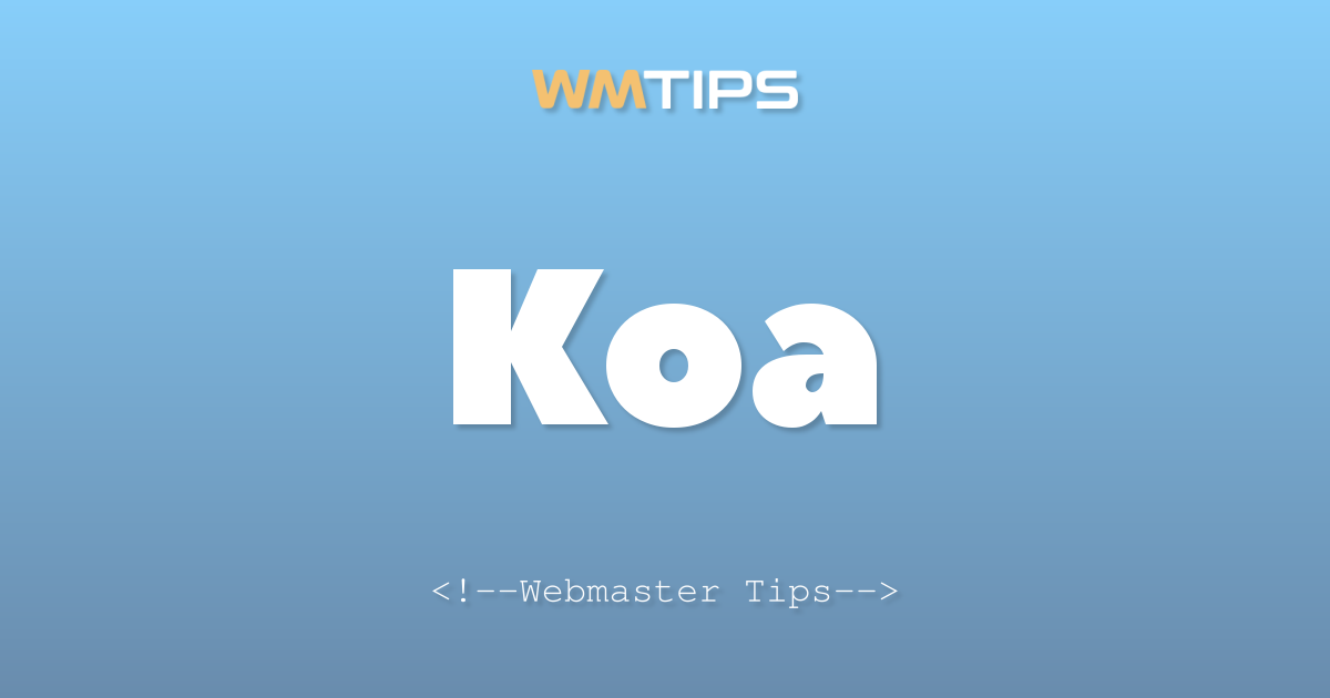Koa Market Share, Usage Statistics & Top Sites (2026)