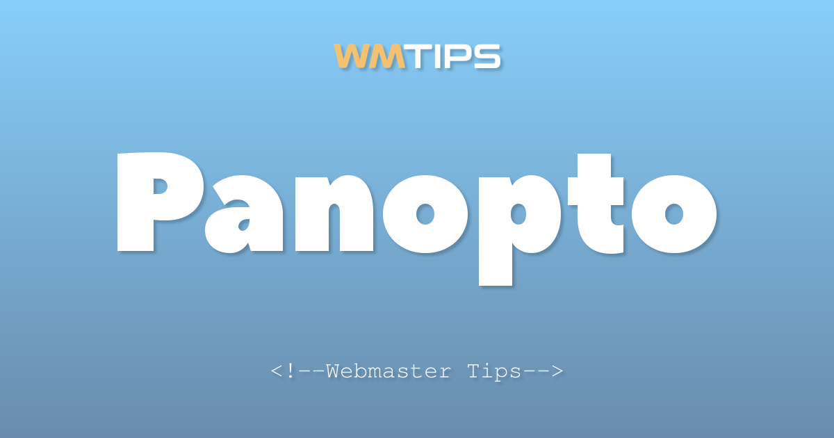 Panopto Market Share, Usage Statistics & Top Sites (2026)