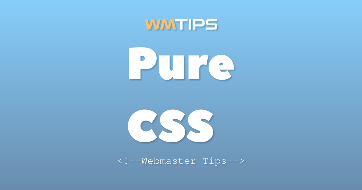 Pure CSS - Overview, Market Share, Users & Alternatives