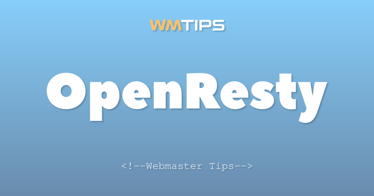 OpenResty Market Share, Usage Statistics & Top Sites (2026)