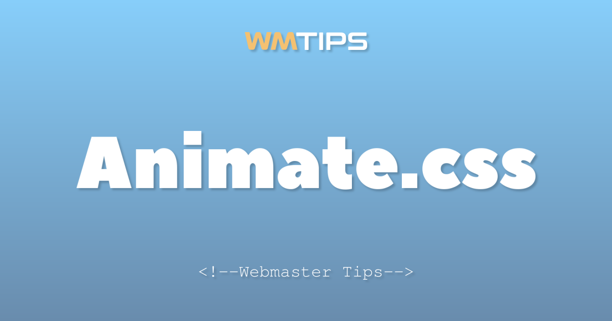Animate.css - Overview, Market Share, Users & Alternatives