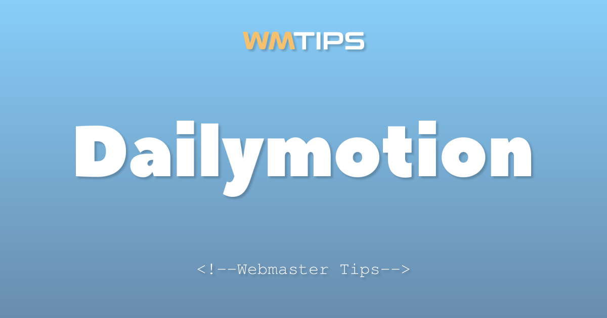 Dailymotion Market Share, Usage Statistics & Top Sites (2026)