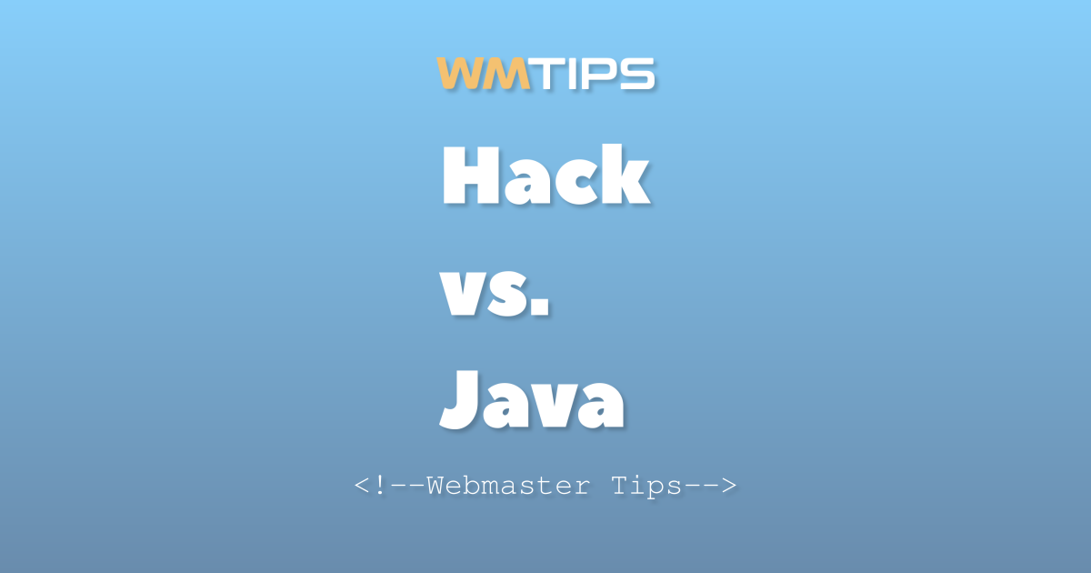Hack vs. Java: 2026 Market Share & Usage Comparison