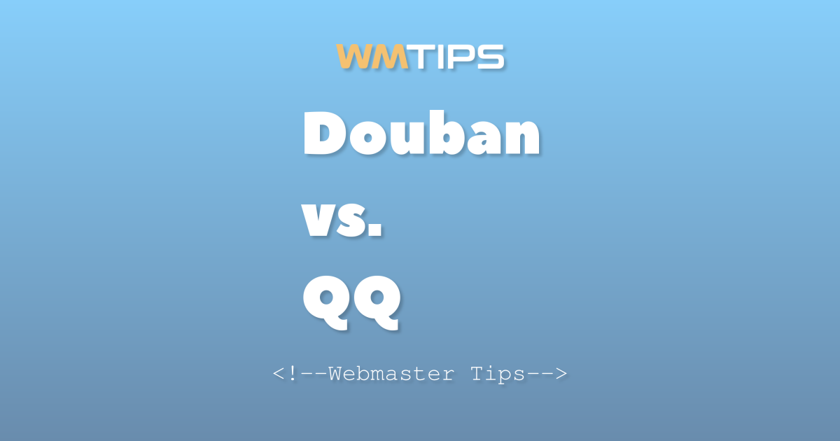 Douban vs. QQ Usage Comparison