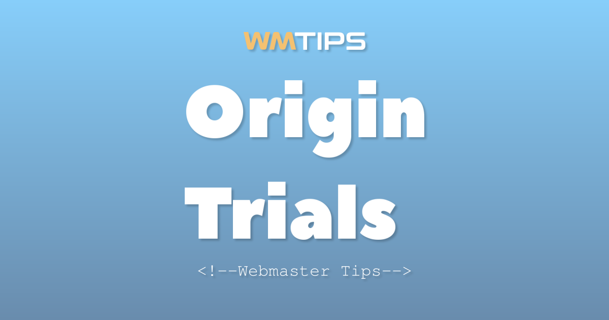 Origin Trials Market Share, Usage Statistics & Top Sites (2026)