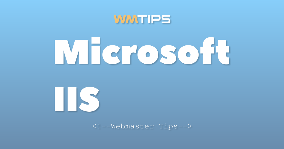 Microsoft IIS Market Share, Usage Statistics & Top Sites (2026)