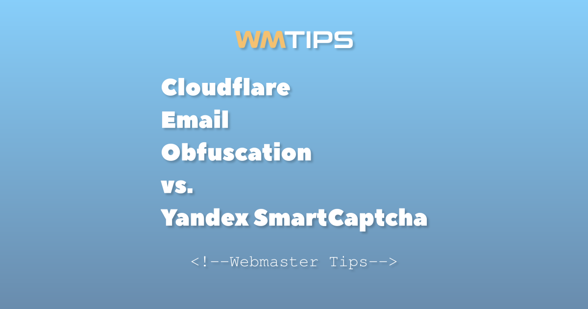 Cloudflare Email Obfuscation vs. Yandex SmartCaptcha Usage and Pricing ...