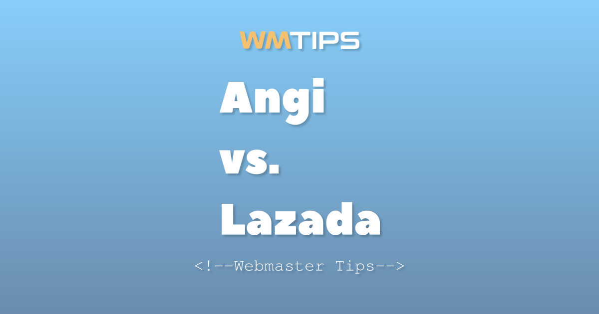 Angi vs. Lazada Usage Comparison