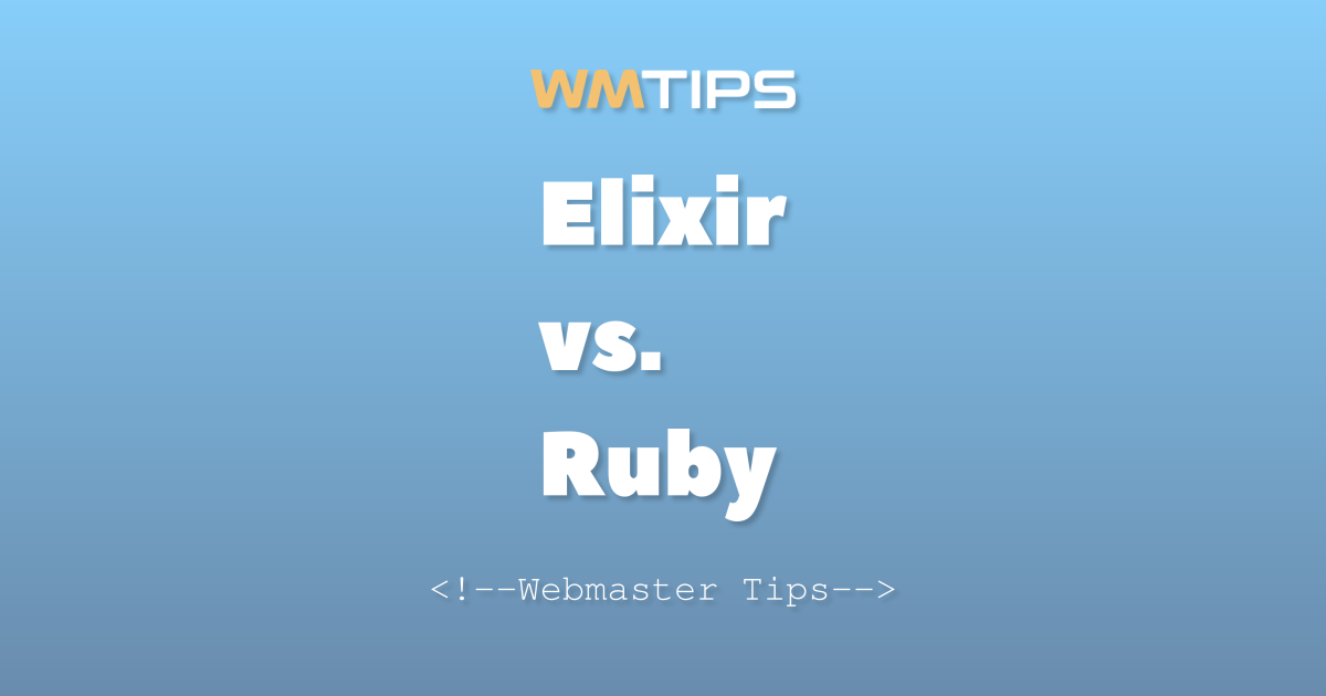 Elixir vs. Ruby Usage Comparison