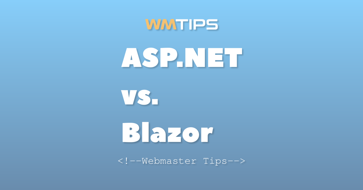 ASP.NET vs. Blazor: 2026 Market Share & Usage Comparison