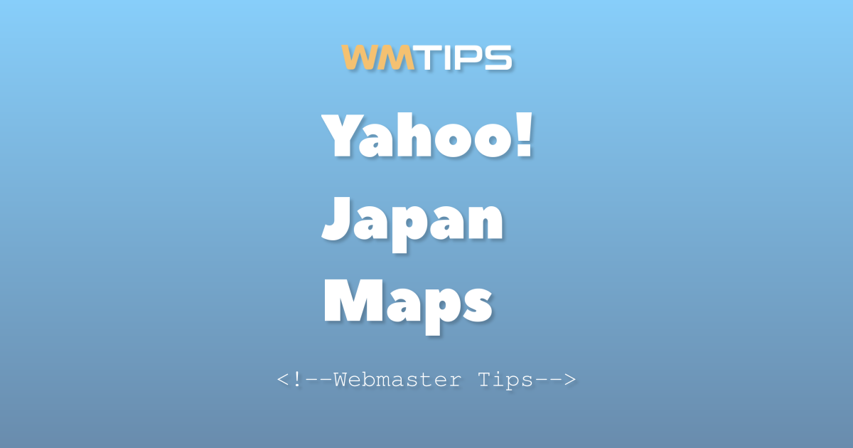 Yahoo! Japan Maps Market Share, Usage Statistics & Top Sites (2026)