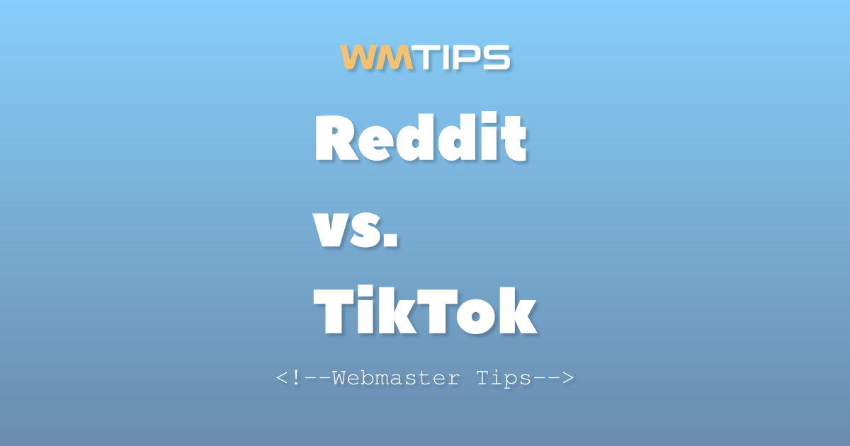 Reddit vs. TikTok: 2026 Market Share & Usage Comparison