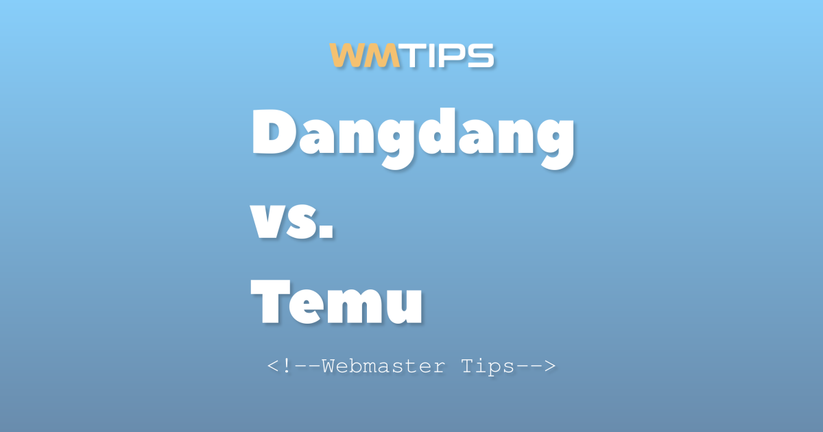 Dangdang vs. Temu Usage Comparison
