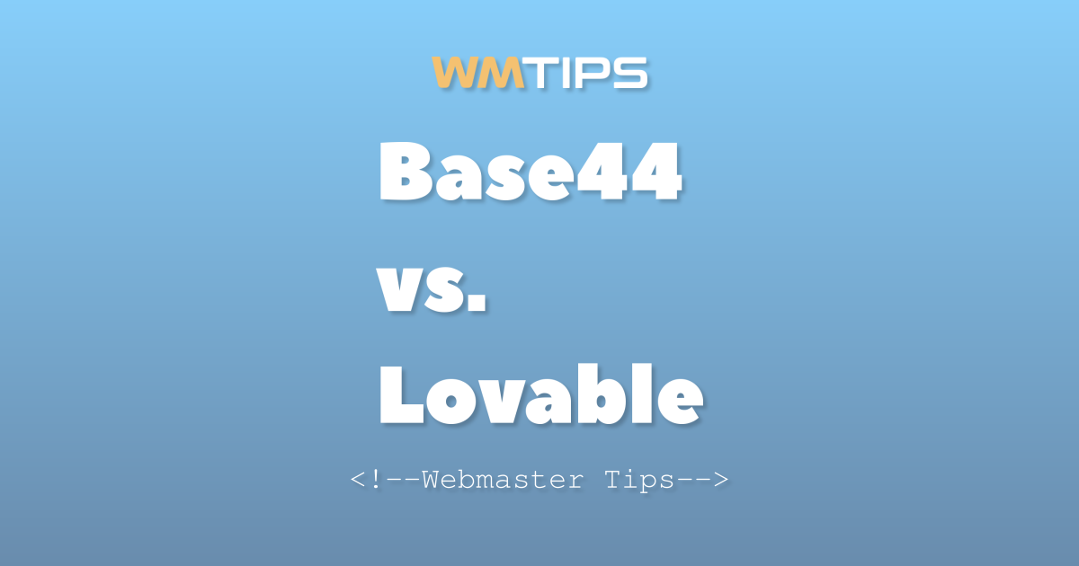 Base44 vs. Lovable: 2026 Market Share & Usage Comparison