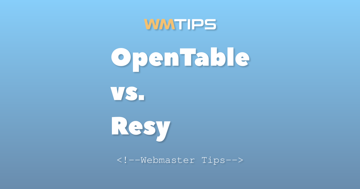 OpenTable vs. Resy: 2026 Market Share & Usage Comparison