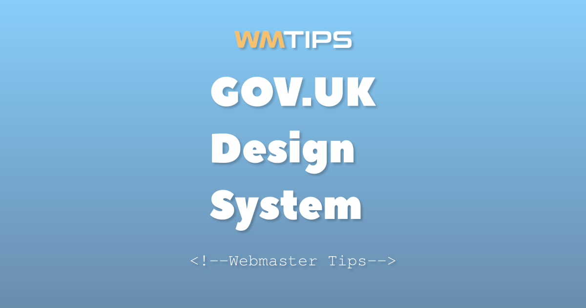 GOV.UK Design System Market Share & Usage Statistics (2026)