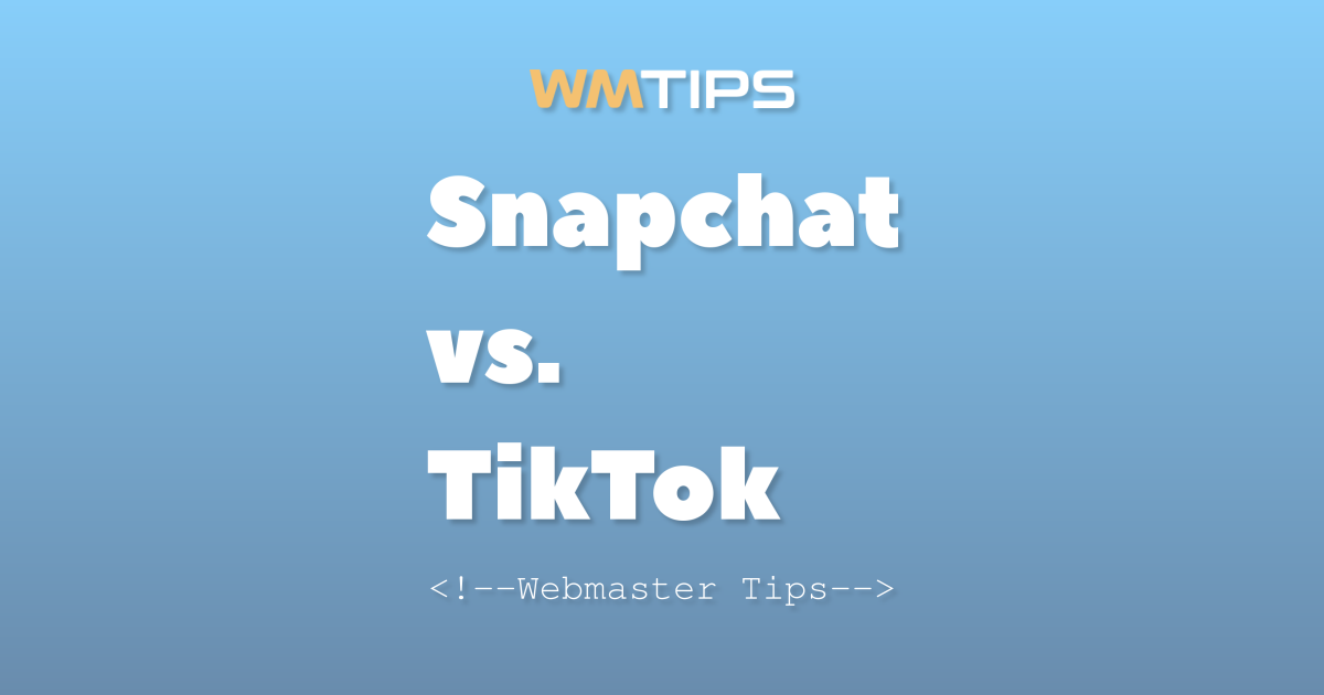 Snapchat vs. TikTok: 2026 Market Share & Usage Comparison