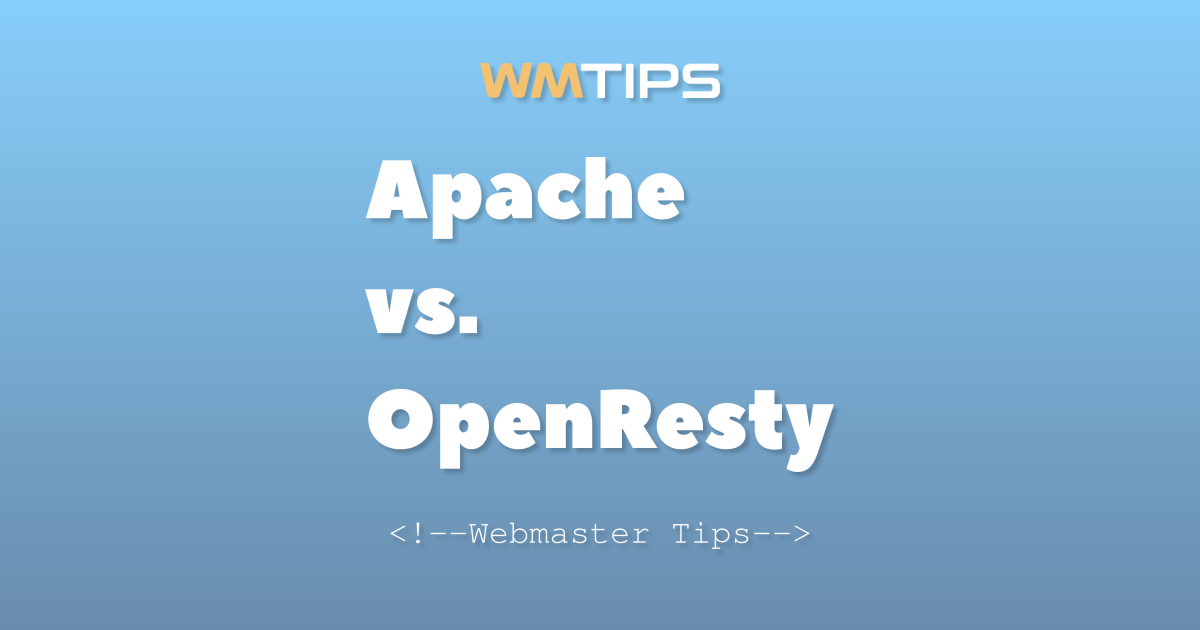 Apache vs. OpenResty: 2026 Market Share & Usage Comparison