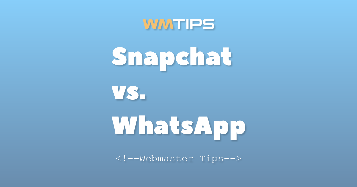 Snapchat vs. WhatsApp: 2026 Market Share & Usage Comparison