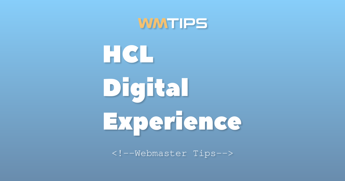 HCL Digital Experience Market Share & Usage Statistics (2026)
