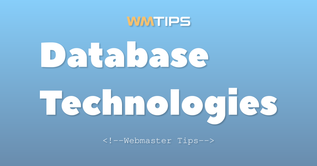 Top 24 Database Technologies on the Web by Market Share (2026)