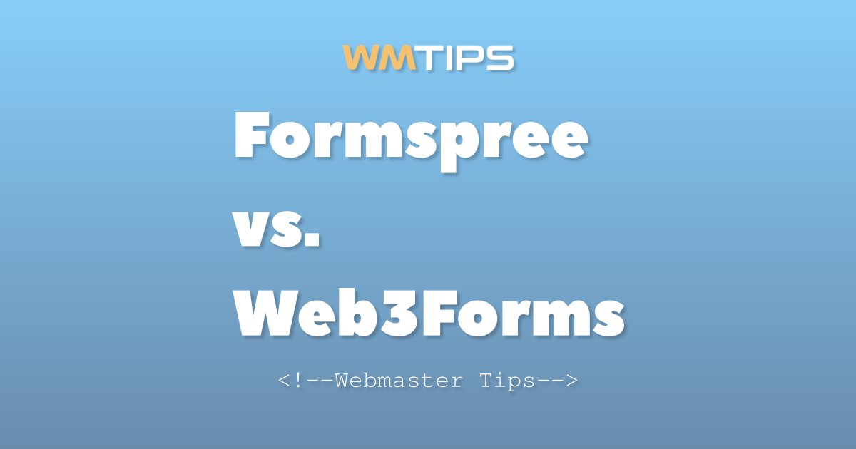 Formspree vs. Web3Forms: 2026 Market Share & Usage Comparison