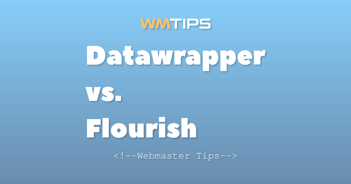 Datawrapper vs. Flourish: 2026 Market Share & Usage Comparison