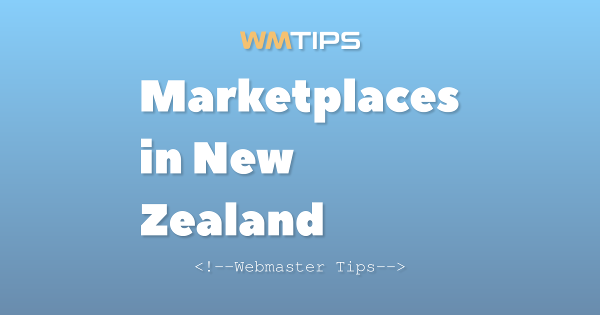 Top 11 Online Marketplaces in New Zealand by Market Share (2026)