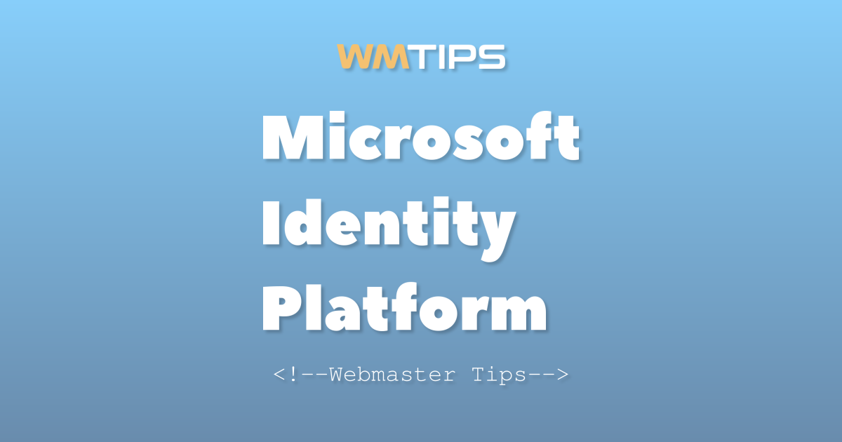 Microsoft Identity Platform Market Share & Usage Statistics (2026)