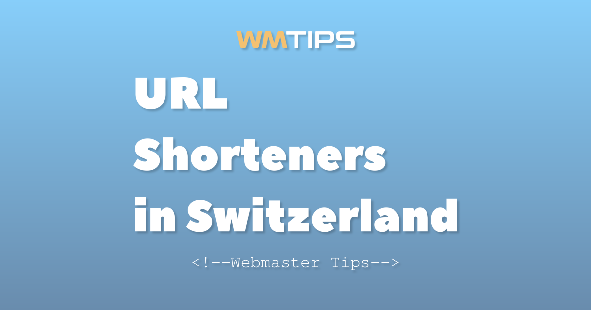 Top 17 URL Shorteners in Switzerland by Market Share (2026)