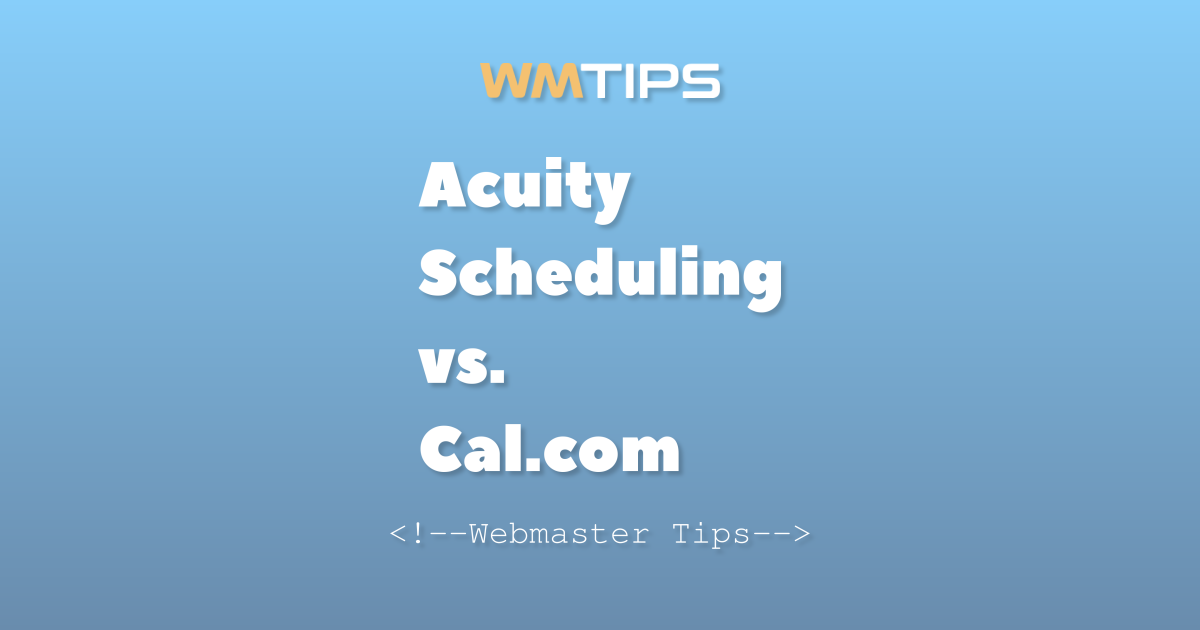 Acuity Scheduling vs. Cal.com Usage and Pricing Comparison