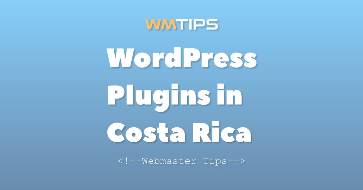 Top 25+ WordPress Plugins in Costa Rica by Market Share (2026)