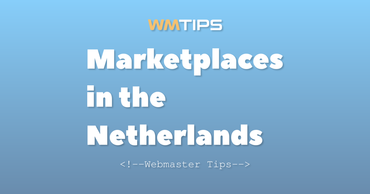 Top 25+ Online Marketplaces in the Netherlands by Market Share (2026)